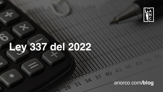 Ley 337 del 2022 - Arosemena Noriega & Contreras